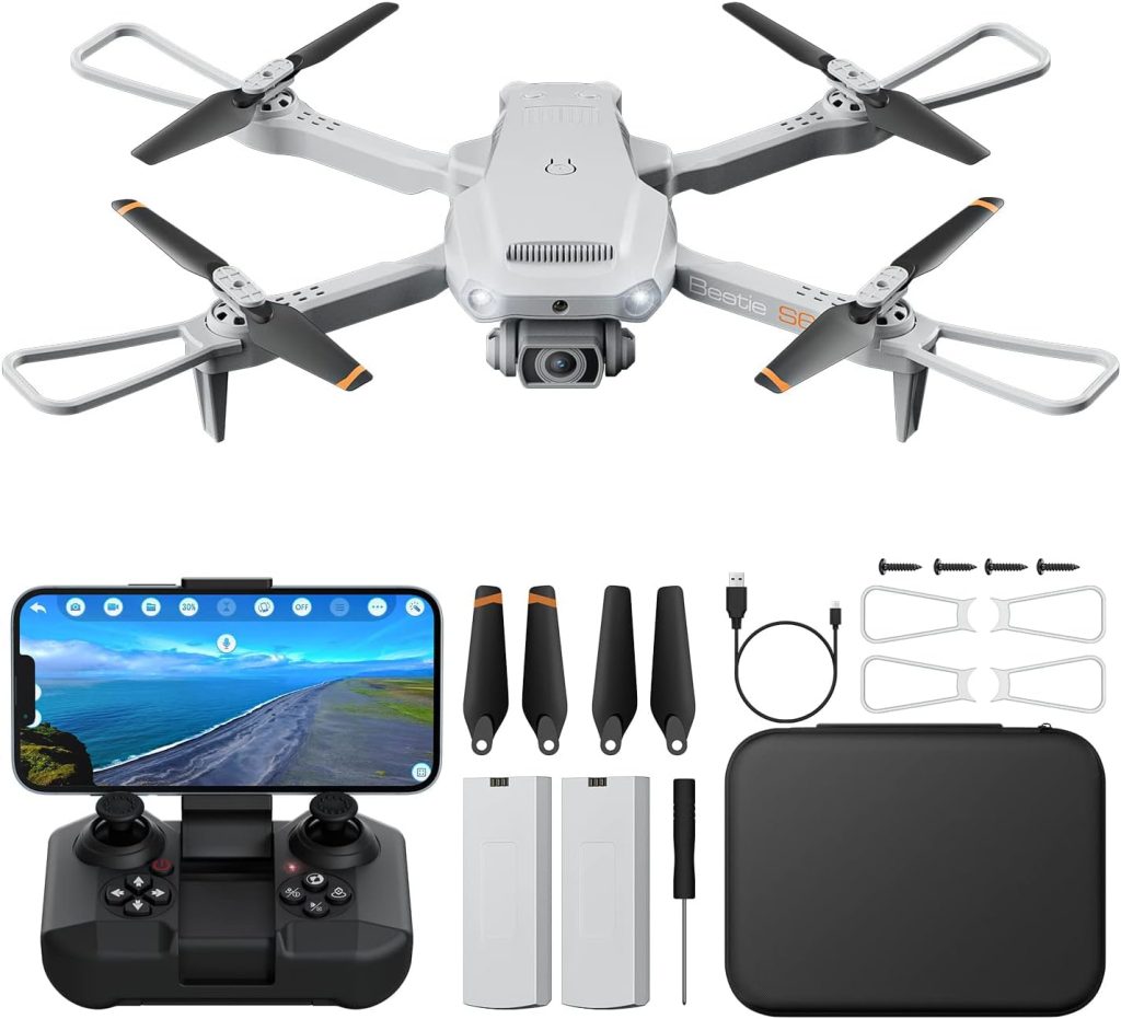 Drone with Camera for Adults, 2K HD GPS Drone with Auto Return, Follow ...