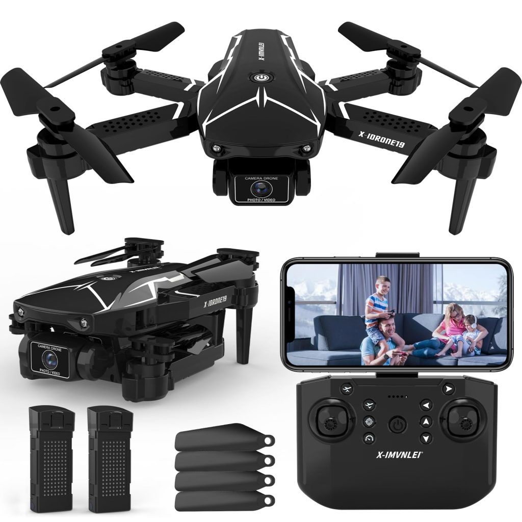 Mini Drone with Dual 720P Camera,for Beginners and Kids,Foldable Remote ...