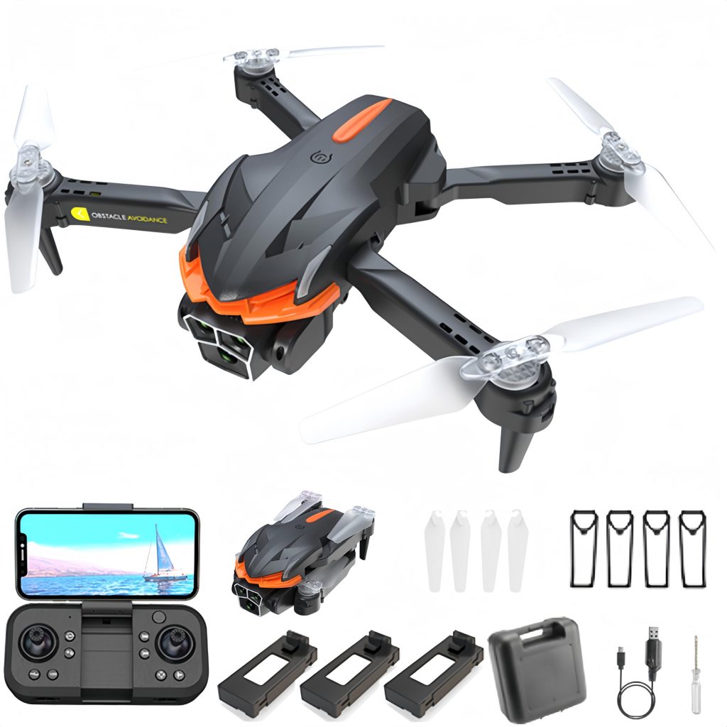 Drone with Camera, 2K FPV Drone with Brushless Motor, Altitude Hold ...