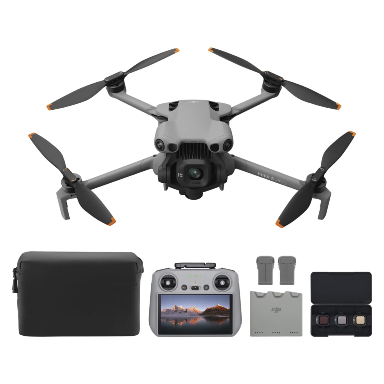 DJI Mini 5 Pro Fly More Combo Plus with DJI RC 2, Drone with Camera, 1 ...