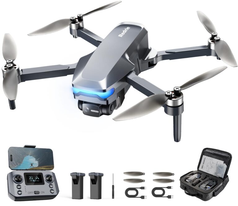 GPS Drone with Camera 4K, 2 Battery One Key Start Under 249g, 45 Mins ...