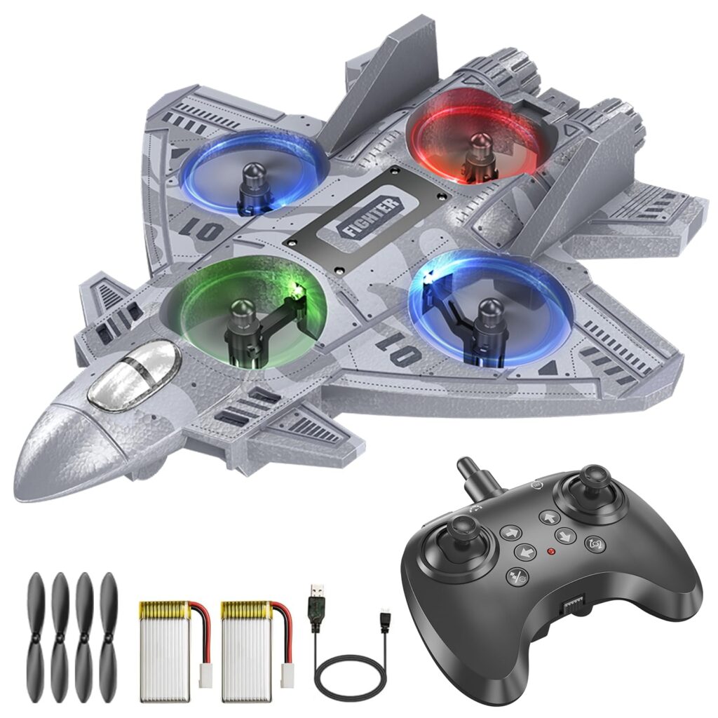 RC Plane Remote Control Airplane Drone for Kids Ages 8+, RC Planes Foam ...